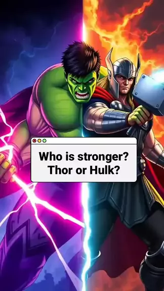 ultimate thor vs hulk:who is stronger: thor or hul ...| Kwai