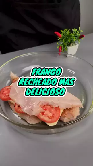 frango recheado no forno:frango recheado mas delic ...| Kwai