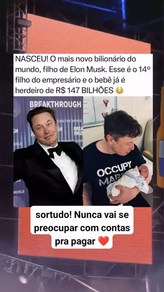 Nasce o quarto filho de Elon Musk com Shivon Zilis ...| Kwai