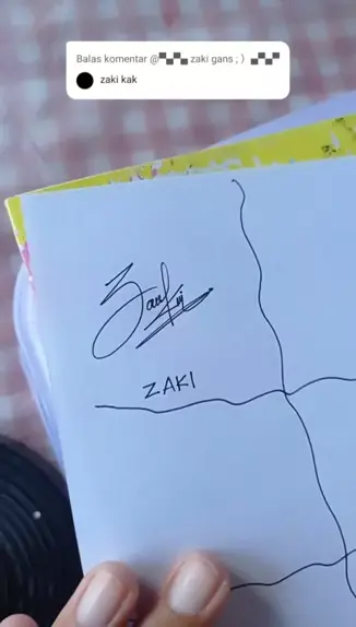 tanda tangan nama zaki | Discover