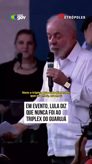 Lula diz que nunca esteve no #triplex do Guarujá, ...| Kwai
