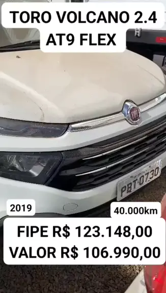 fiat toro volcano 2019 fipe & tabela fipe da toro ...| Kwai