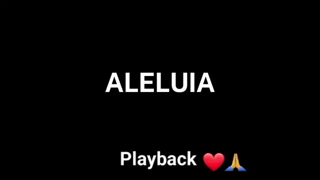 aleluia playback com letra | Discover
